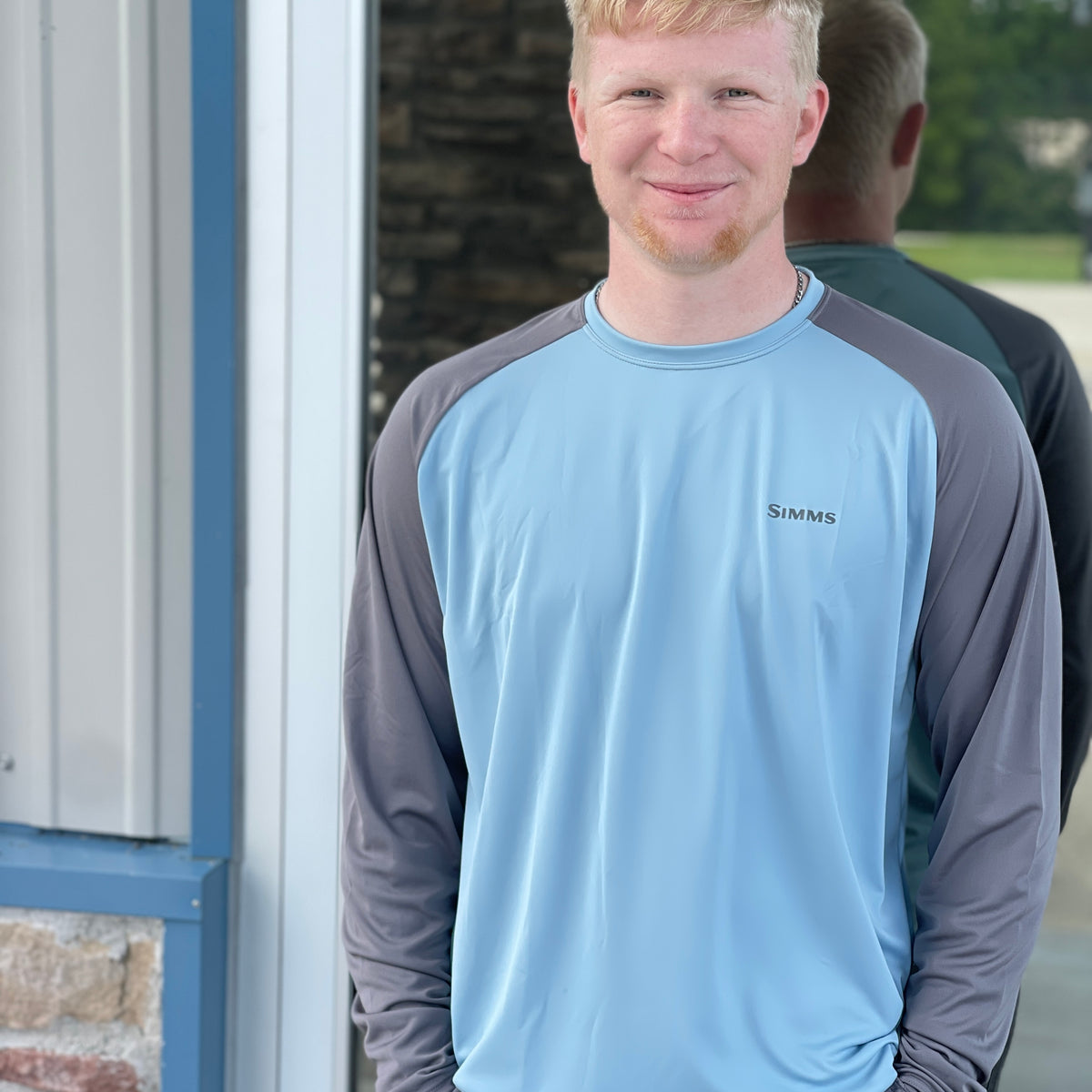 Simms M'S CBP Tech Long Sleeve Steel Blue – Tackle Addict